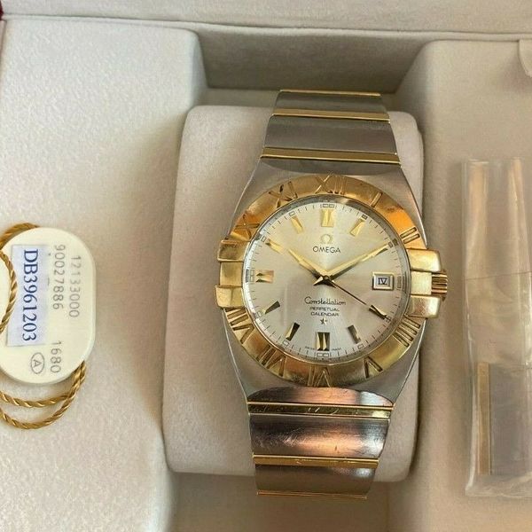 Omega Double Eagle Constellation Complete Set Used Perpetual Calendar ...