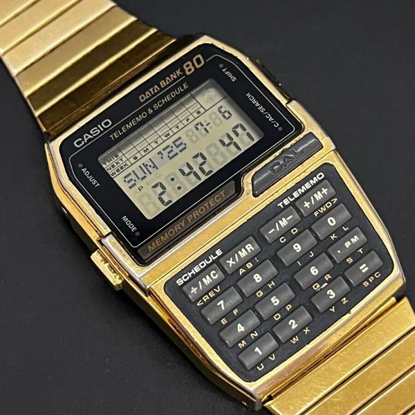 Rare Vintage Casio Data Bank DBC-800 Men's Wristwatch (From 1990's ...