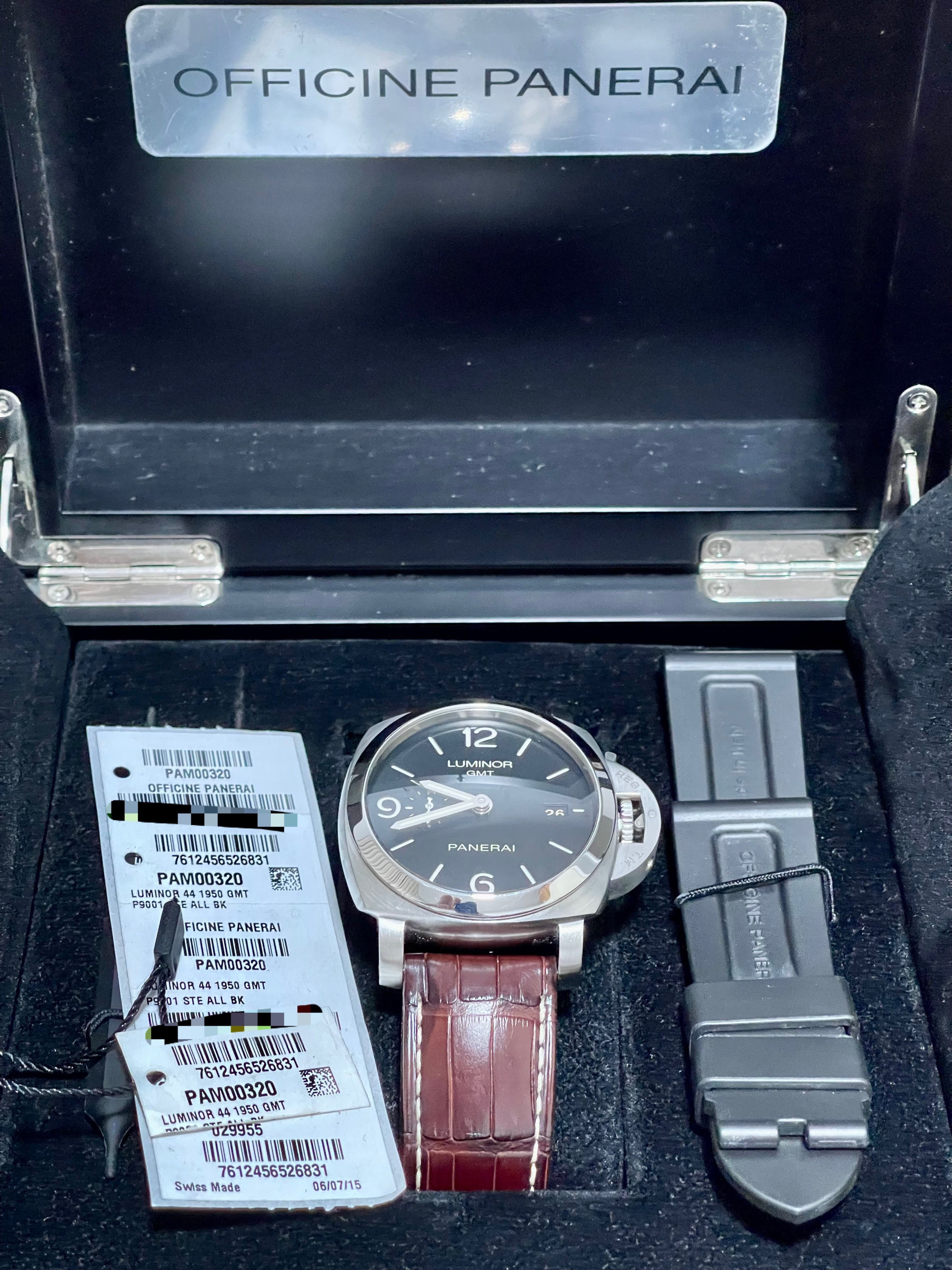 FS: Panerai Luminor 1950 3 Days GMT PAM 320 | WatchCharts Marketplace