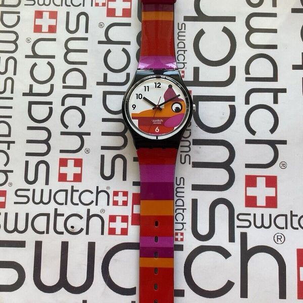 Swatch Extra Long GB228 2005 Standard Gents 34mm Excellent Condition ...
