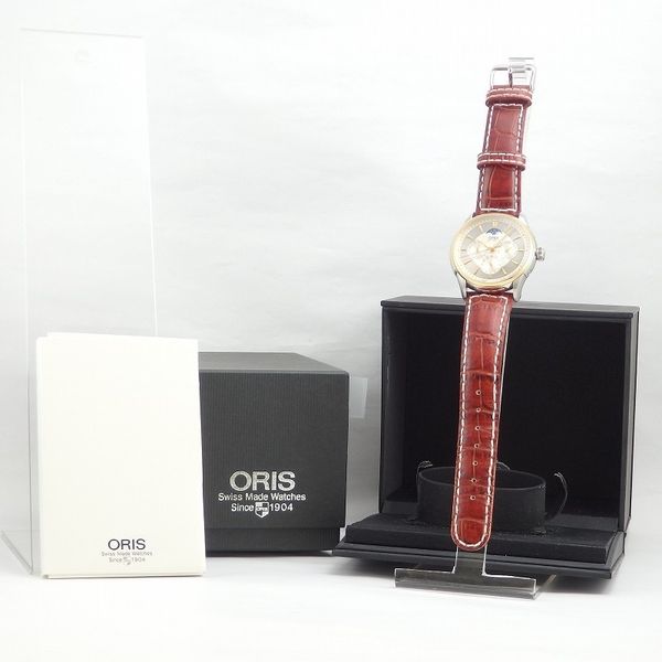 ORIS Artelier Complication Moon phase Automatic Men's Watch from JP ...