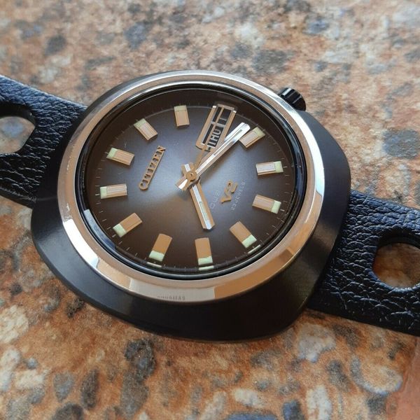 Vintage Citizen V2 23 Jewels Automatic 7200 BLS Case Blackie December ...
