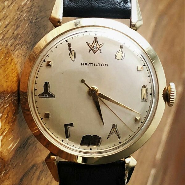 Vintage Watch - 1950s Hamilton Rodney Freemason's Dial - Serviced ...