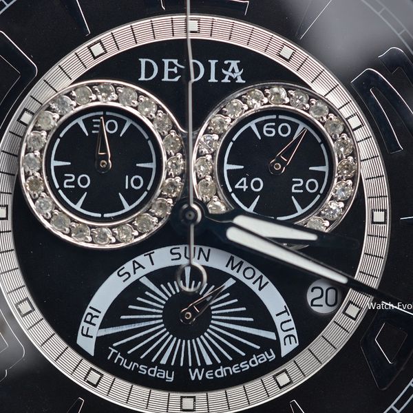 FS: NIB Dedia Chono Diamond Dial Timepiece | WatchCharts Marketplace