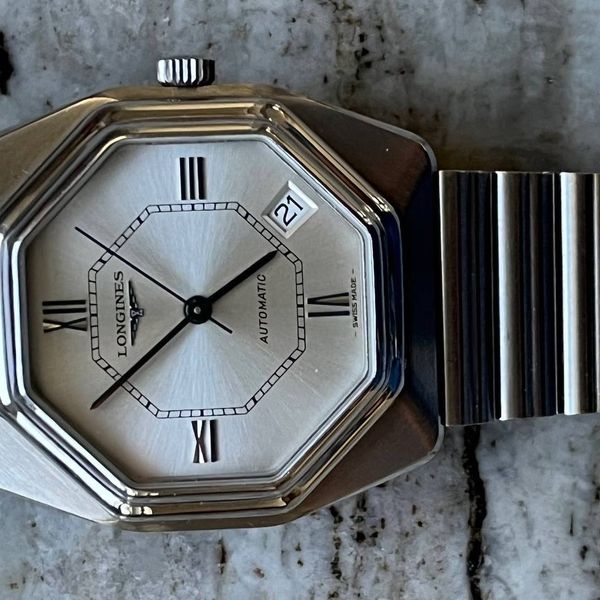 Rare 1970's Longines Octagon - Brutalist Design (Ref. 4817 ...