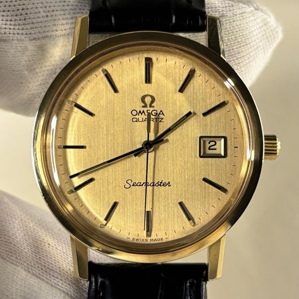 OMEGA Seamaster Vintage 1970â s Menâ s Quartz Date Dress Watch - 196. ...