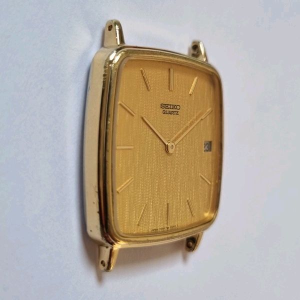 Vintage Seiko Quartz Mens Gold Tone Dress Watch. Ref. 7439-5020 (R0). Working. | WatchCharts ...