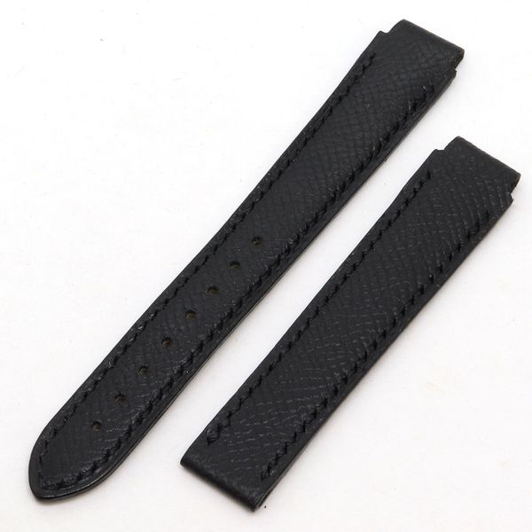 [New] Chopard replacement belt genuine black leather unused black ...