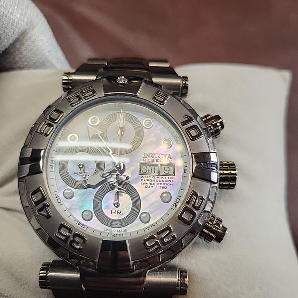 Invicta Reserve Subaqua 13035 Swiss Automatic Valjoux 7750 Ltd 37/250 ...