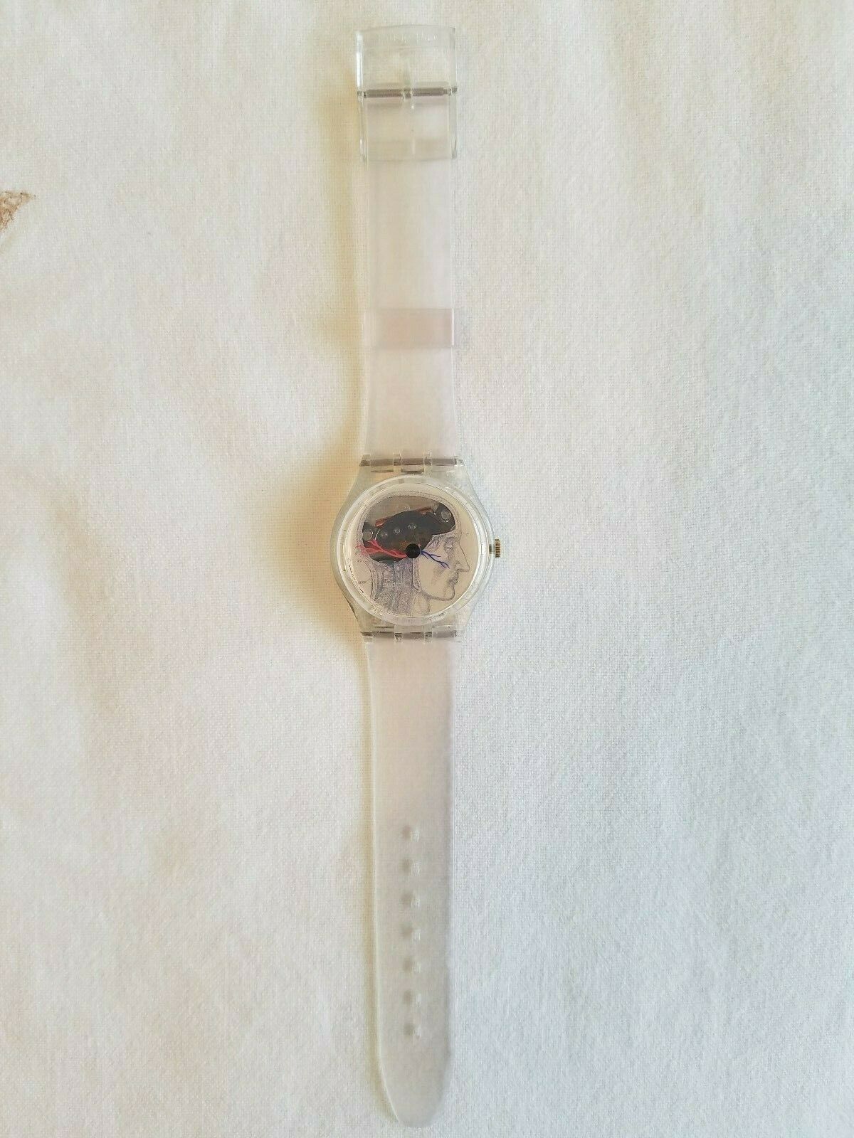 Vintage Swatch Watch 1996 Ticking Brain GK247 | WatchCharts
