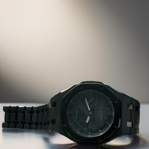 All Black Audemars Piguet Royal Oak Inspire Custom Casio G-Shock Watch ...
