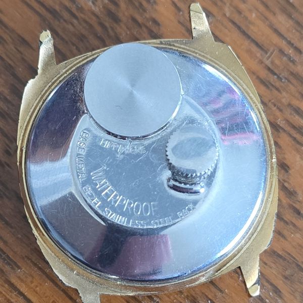 Timex Electric Analog Gold Case Silver Dial Waterproof Men's Wristwatch ...