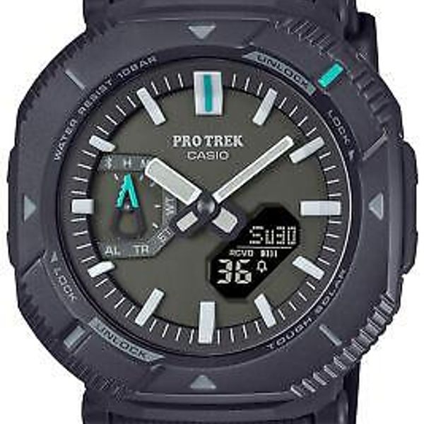 CASIO PRO TREK PRJ-B001-1JF Hiker Line Bluetooth Solar Men Watch New in ...