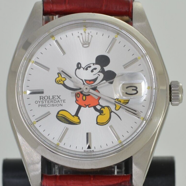 Rolex 6694 Mickey Mouse Dial OysterDate 34mm Relógio Manual - 1 ano de ...
