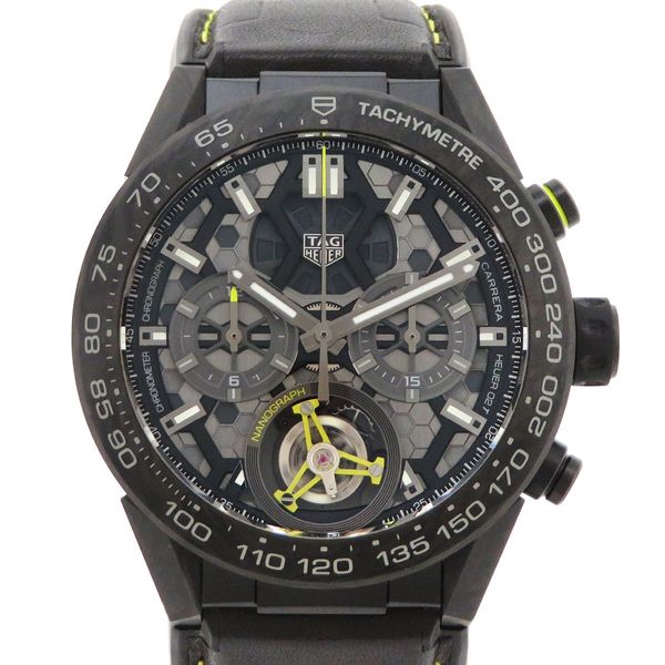 Tag Heuer Carrera Flying Tourbillon Nanograph Heuer 02T Men's CAR5A8K ...