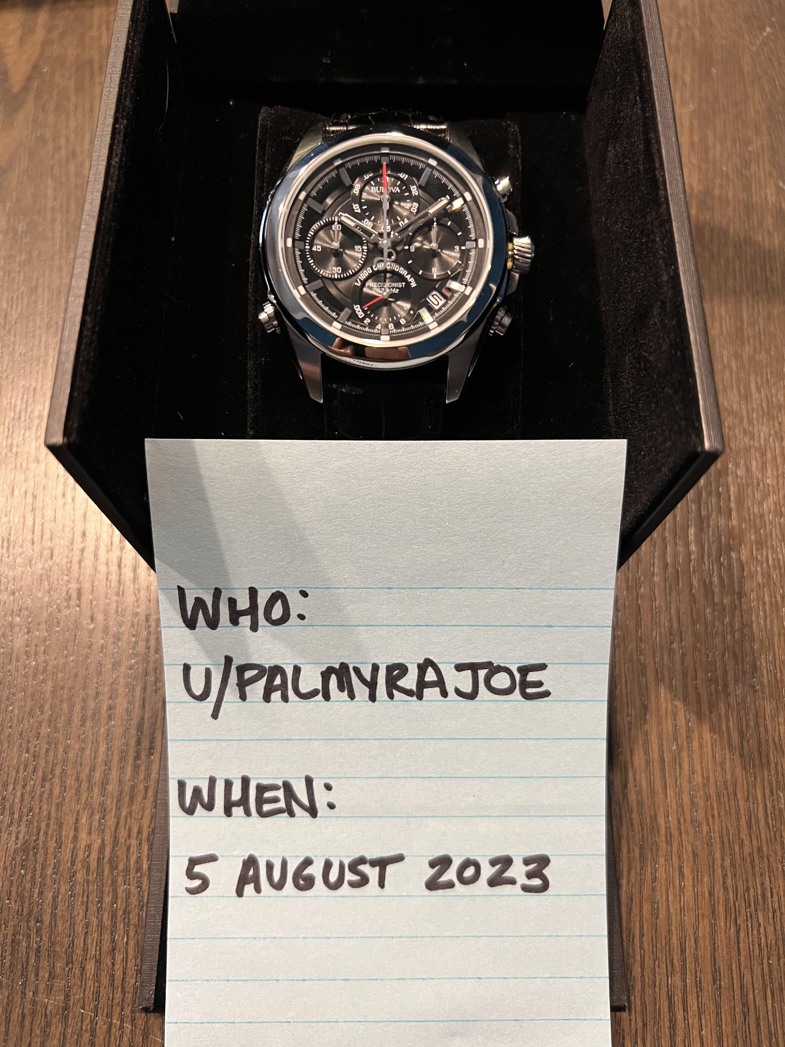 [WTS] Bulova Precisionist Chronograph 96B259 Excellent Condition ...