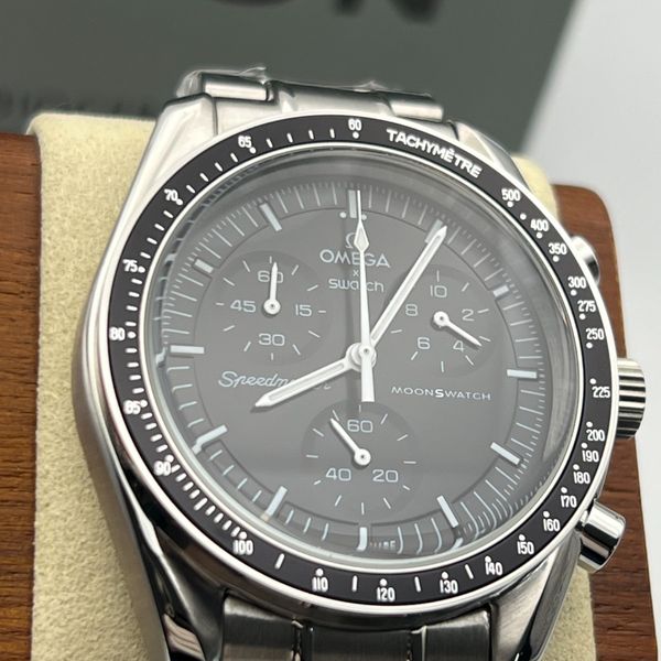 BRANDED Omega x Swatch MoonSwatch MISSION TO THE MOON STAINLESS STEEL ...