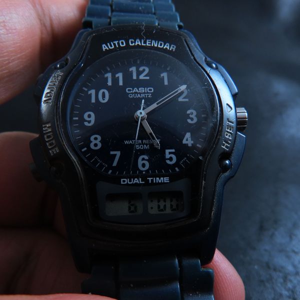 AW-24 Casio Auto Calendar Dual Time Quartz Men Watch | WatchCharts ...