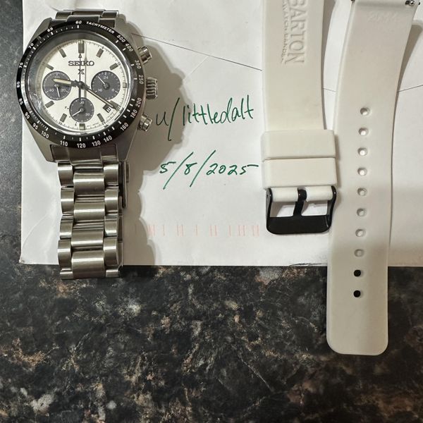 [WTS] Seiko Speedtimer SSC813 with extra Barton silicon strap ...