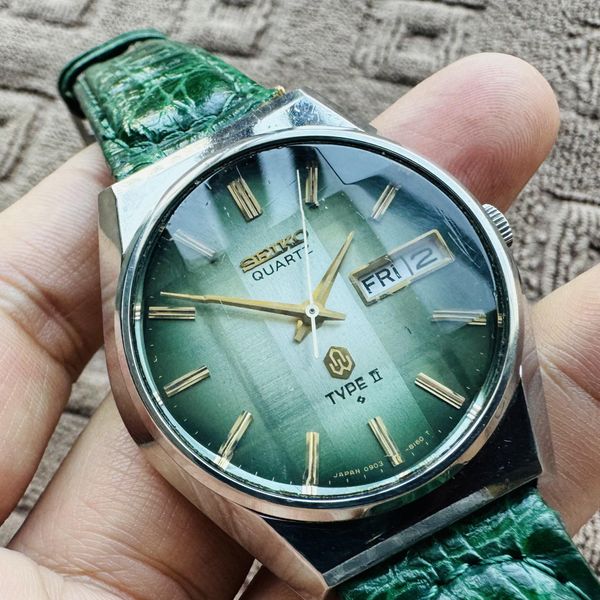 [WTS] Seiko Type II, 0903-8140, original Emerald dial | WatchCharts ...