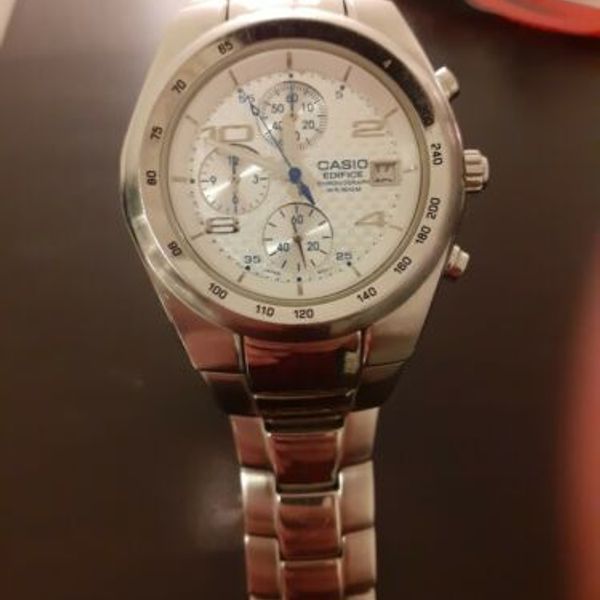 CASIO EDIFICE CHRONOGRAPH EF-501 WR100M GENT'S WATCH | WatchCharts ...
