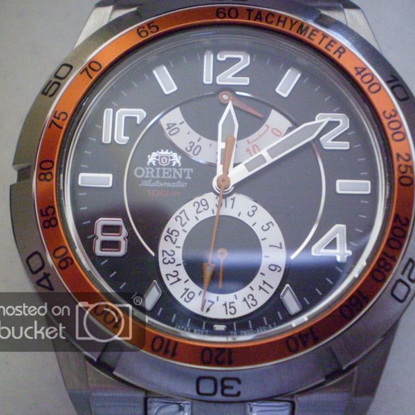 SOLD: Planet Orient Orange/Black | WatchCharts Marketplace