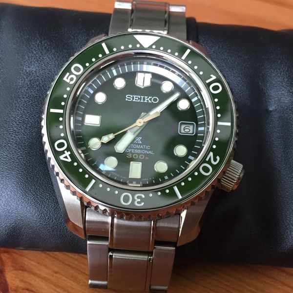 SOLD Limited Edition Seiko Marinemaster SLA019 (Green Dial & Bezel ...