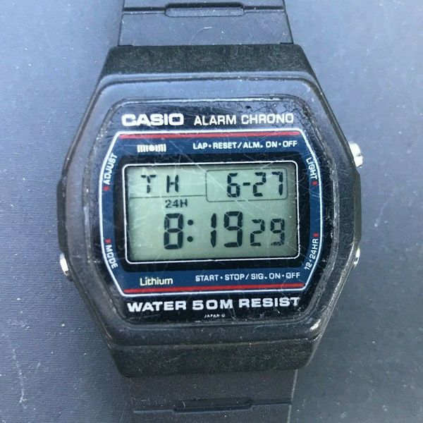 1980's Vintage CASIO W-26 (248) Japan WM 36mm Watch - New Battery ...