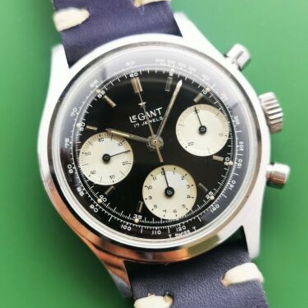 Le Gant Zenith AH2711 Vintage Chronograph 146hp Men's Swiss Wristwatch ...