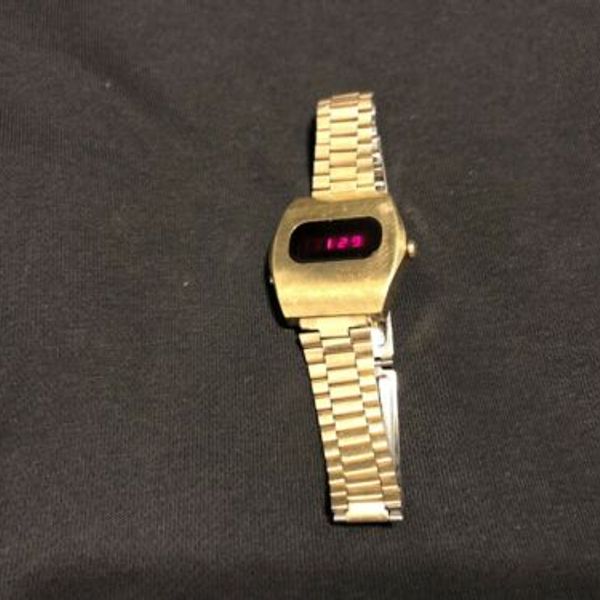 Vintage Men's Bulova Computron LED Watch N5 works Perfectly ...