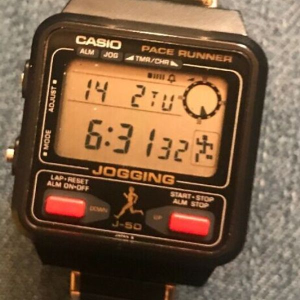 Casio J-50 Jogging Game Watch Module 208 Vintage Japan | WatchCharts