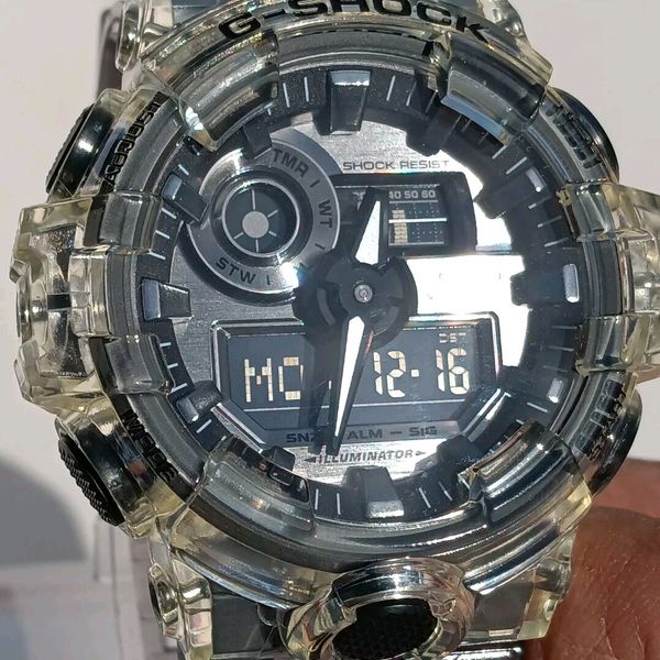 Casio G-Shock GA700SK-1A SKELETON Analog-Digital Watch | WatchCharts ...