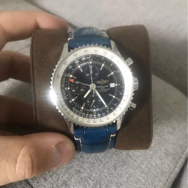 Breitling Navitimer World 46 - Full Set - Black | WatchCharts