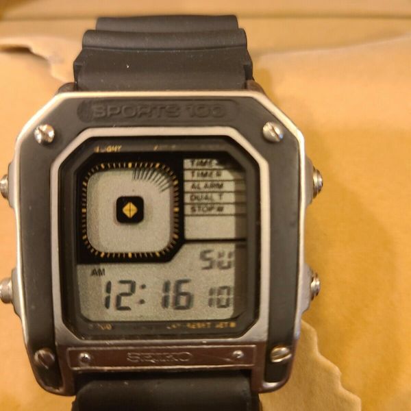 Seiko G757-5000 Sports 100.James Bond Digiborg Digi Ana as seen in ...