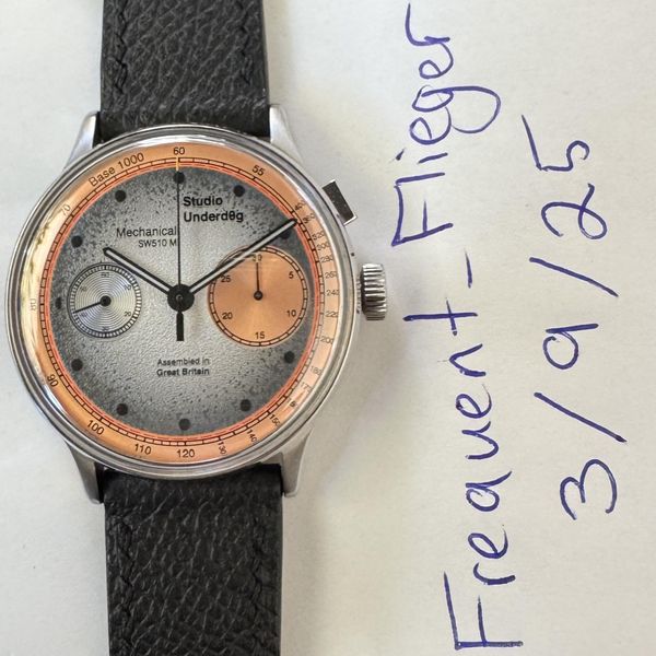 [WTS] Studio Underdog Salmon like new | WatchCharts Marketplace