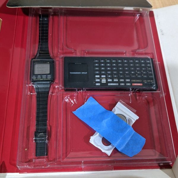 Seiko Diary Memo Watch complete in box excellent with papers Uc-3000 Uc ...