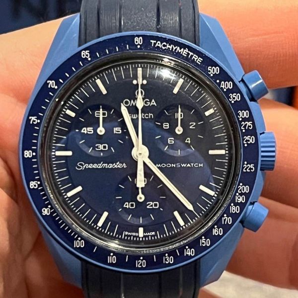 Omega X Swatch Speedmaster MoonSwatch Mission To Neptune With Extra ...