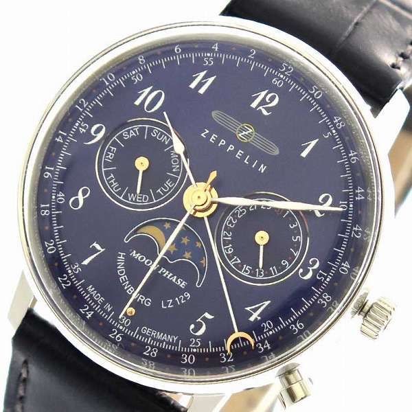 Watch Ladies Zeppelin ZEPPELIN 7037-3 Quartz Navy Navy | WatchCharts