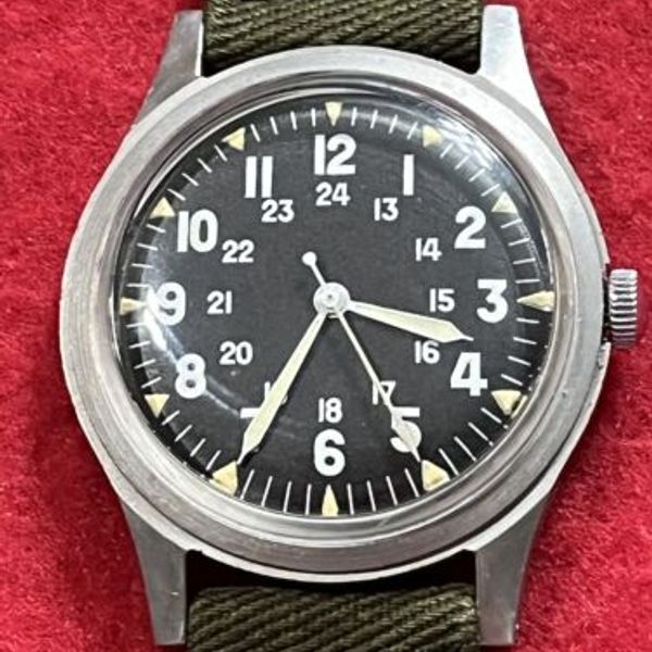 1969 Men's Hamilton GG-W-113 Vietnam War Military 17j Wristwatch ...