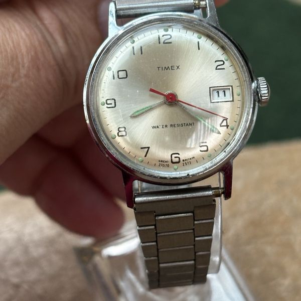 Vintage 1973 Timex Sprite Model 25 Mens Watch. Working & Good Condition ...