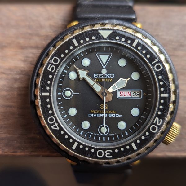 FS: Seiko 7549-7009 600m golden Tuna Professional Diver with SQ Dial | WatchCharts Marketplace