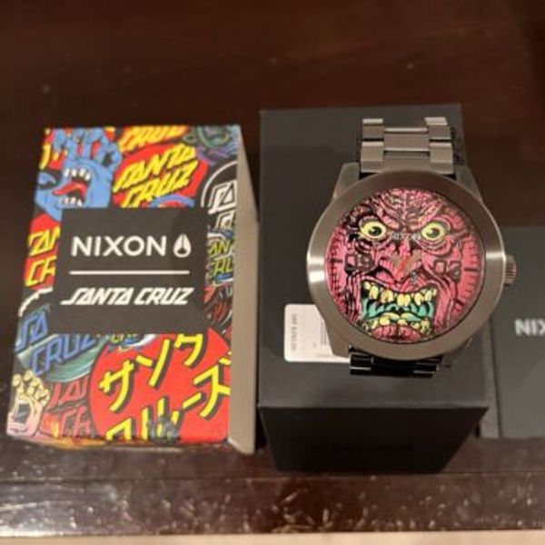 Nixon Corporal Santa Cruz Screaming Hand Watch | WatchCharts Marketplace