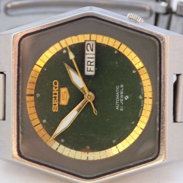 Seiko '5' Hexagon - March 1979 model no. 6319-602A Genuine vintage Suwa ...