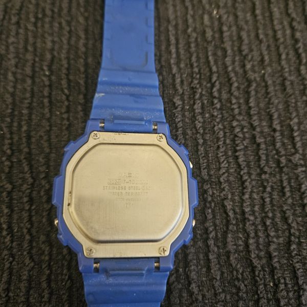 Mens Casio Illuminator Watch 47mm Blue Day Date Chronograph Alarm 3224 ...