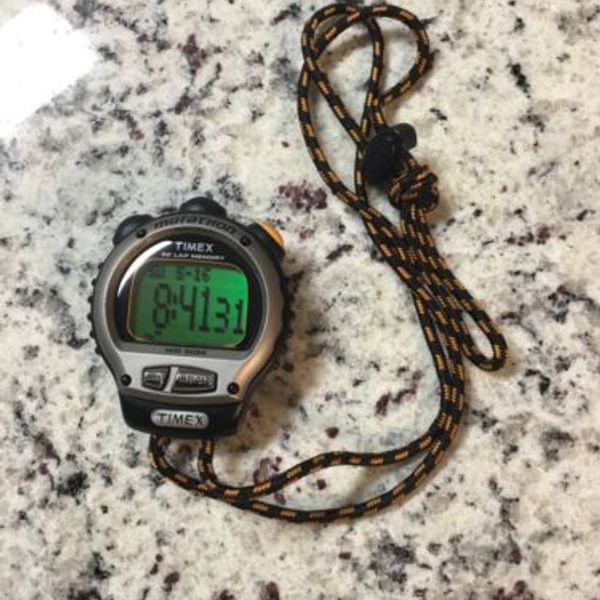 Timex Marathon 50 Lap Memory Handheld Stopwatch 5G831 | WatchCharts ...