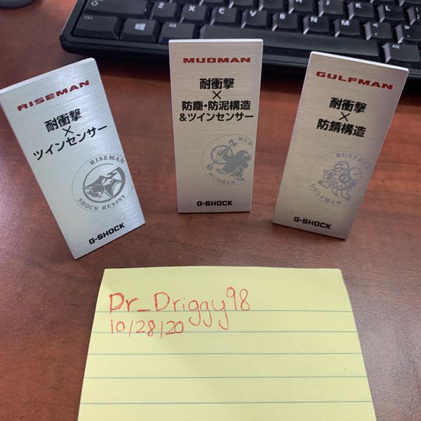 [WTS] Casio G-Shock MASTER OF G Display stands from JAPAN | WatchCharts ...