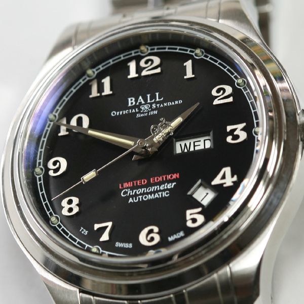 FS: BALL Trainmaster Cleveland Express ?JP Special?, Black Dial, Silver ...