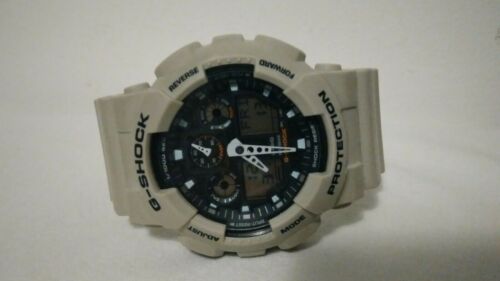 Men's Casio G-Shock 5081 GA-100SD Tan new Energizer battery ...