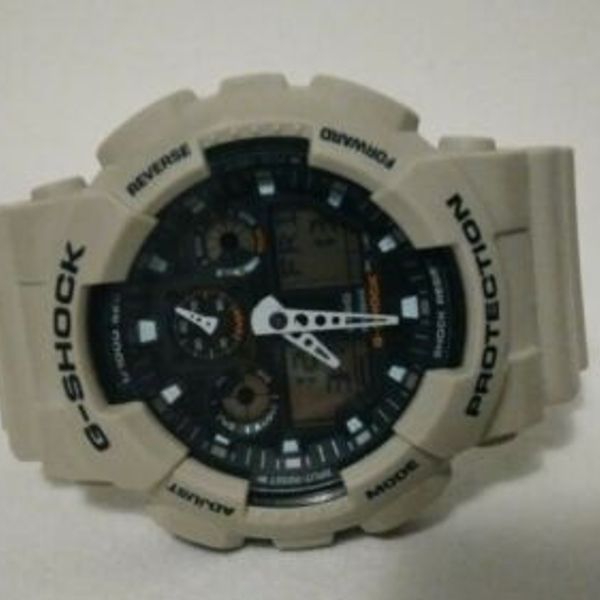 Men's Casio G-Shock 5081 GA-100SD Tan new Energizer battery | WatchCharts Marketplace