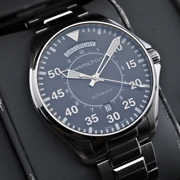 Hamilton Khaki Aviation Automatic Pilot Day Date 'Interstellar Cooper ...